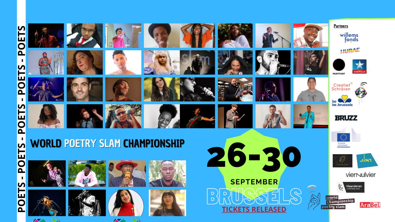 WPSC 2022 POETS – World Poetry Slam Organization
